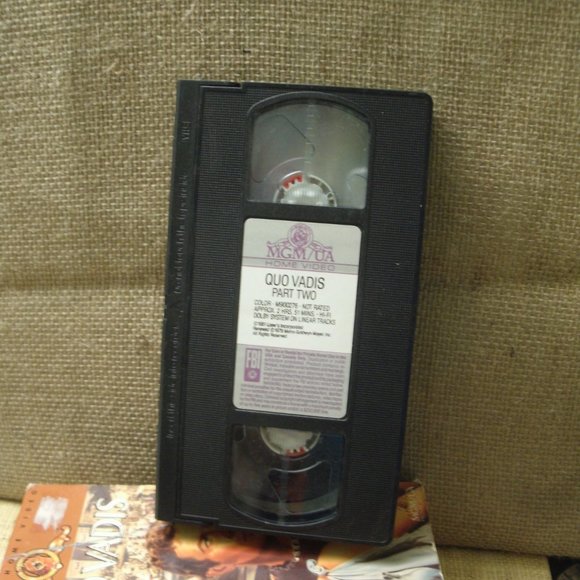 MGM/UA Home Video | Media | Quo Vadis Mgm Movie Vhs Tape Set 951 | Poshmark